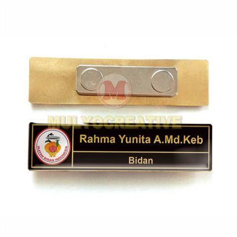 Jual Papan Nama Dada Ibi Nametag – Name Tag Ikatan Bidan Indonesia ...
