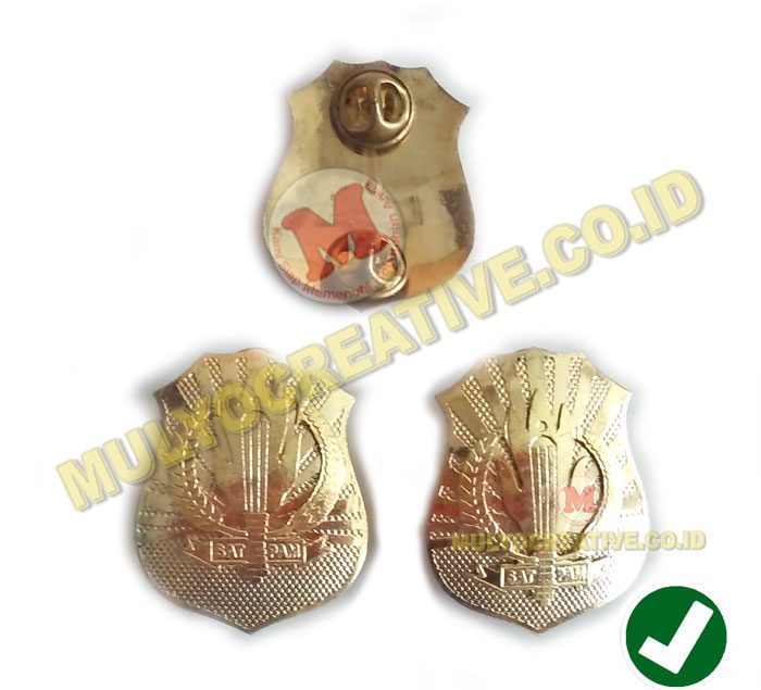 Lencana Pin Satpam Murah Lencana Kewenangan Satpam Atribut Kerja ...