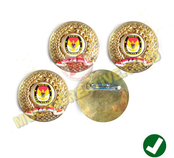 Lencana Pin Panitia Pemilihan Pin Bros KPU Model Bulat Murah – pesan ...