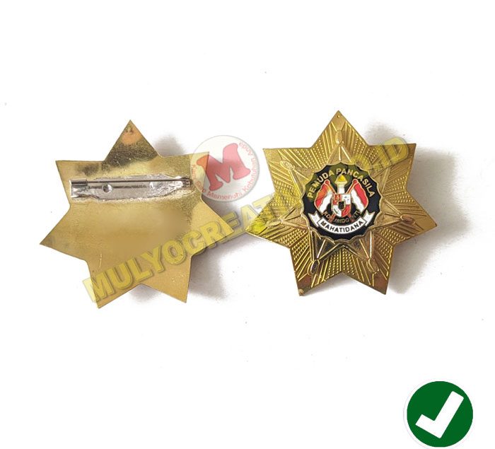 Lencana Pin Pemuda Pancasila – Pin Logam Bros PP Model Bintang – pesan ...