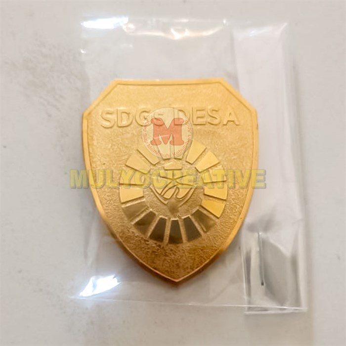 Jual Pin SDGs Dada Logam Kuningan Desa Kemendesa – pesan name tag ...