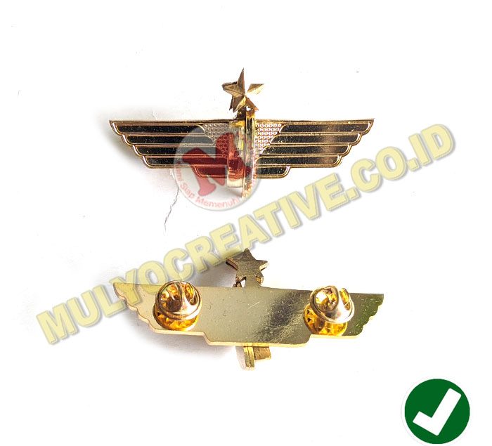 Wing Masinis Atribut Kerja Bintang 1 – pesan name tag lencana pin ...