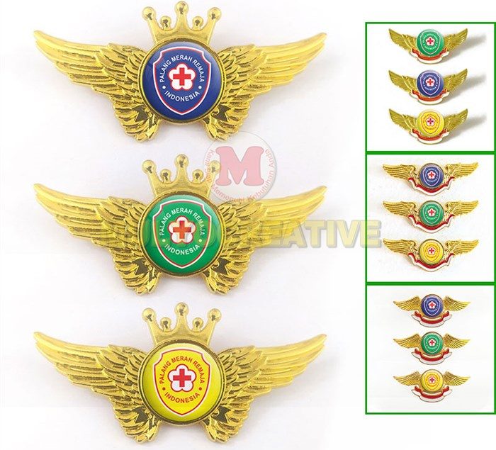 Pesan Wing PMR Mula Madya Wira – Warna Hijau Biru Kuning – pesan name ...