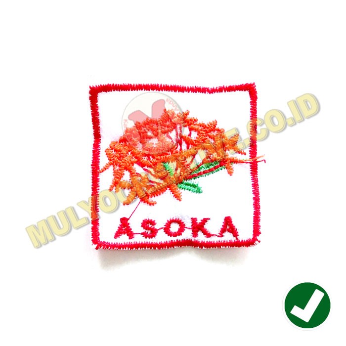 Pesan Bordir Tanda Regu Pramuka – Tanda Regu Bunga Asoka Atribut ...