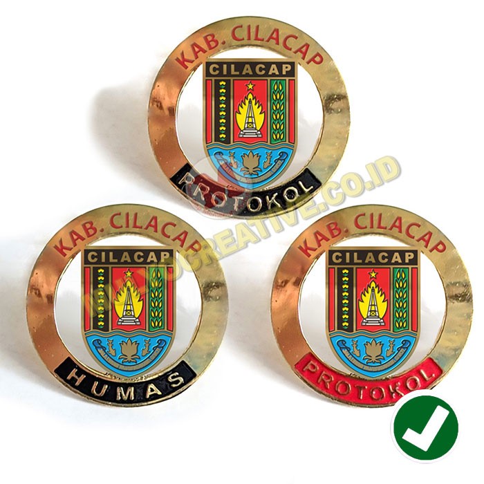 Jual Lencana Protokol Daerah Pin Protokol Kabupaten Cilacap – pesan ...