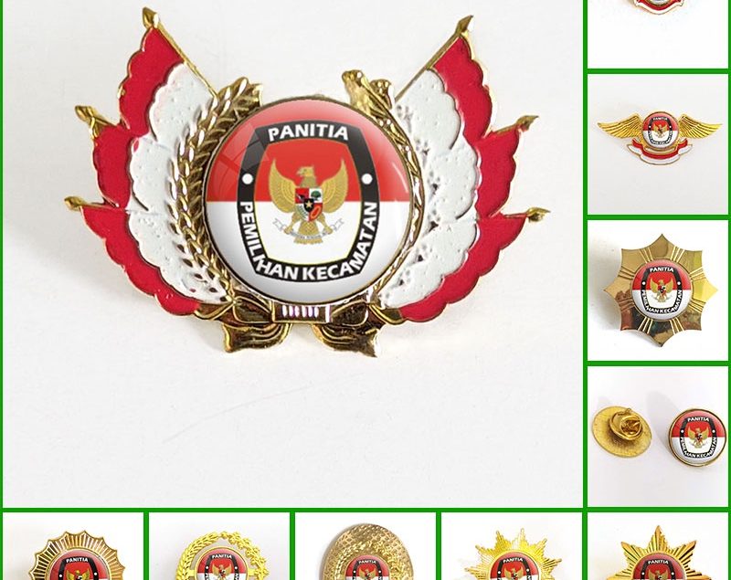 Pesan Pin PPK KPU Pin Bros Wing Logo Panitia Pemilihan Kecamatan ...