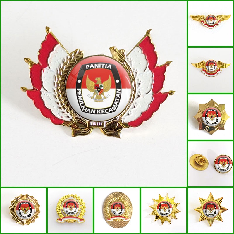 Pesan Pin PPK KPU Pin Bros Wing Logo Panitia Pemilihan Kecamatan ...