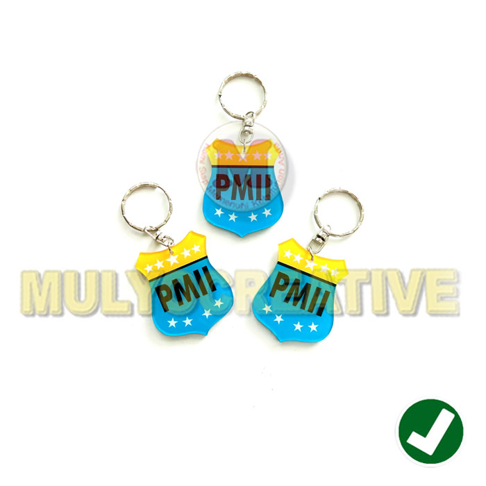 Gantungan Kunci Akrilik Logo PMII – pesan name tag lencana pin plakat ...