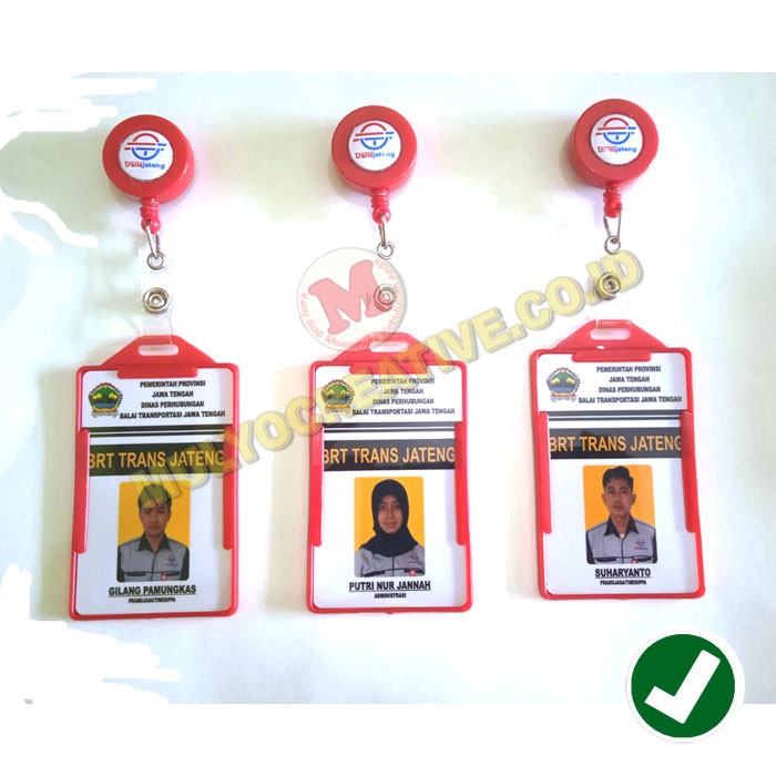 Pesan 1 Set ID Card Tanda Pengenal – Gantungan Tanda Pengenal Karyawan ...