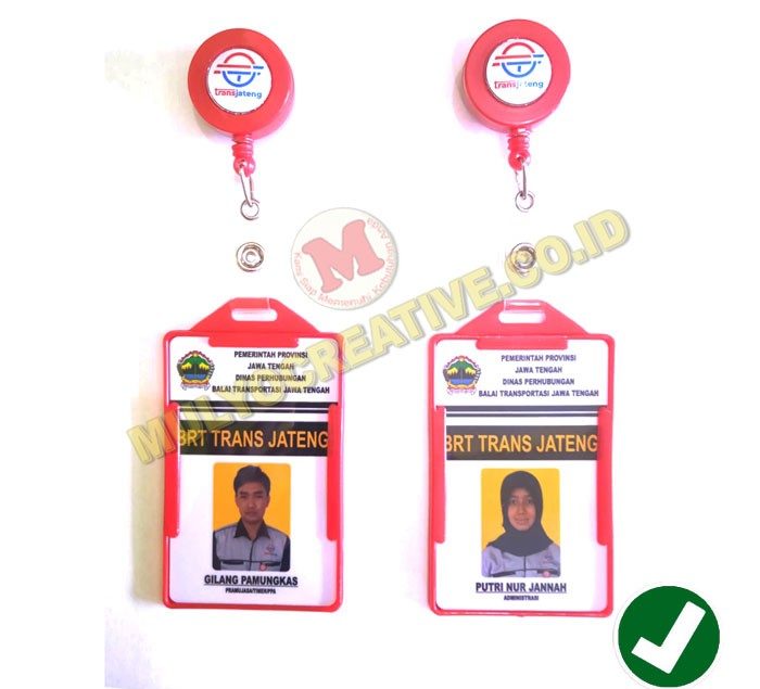 Pesan 1 Set ID Card Tanda Pengenal – Gantungan Tanda Pengenal Karyawan ...