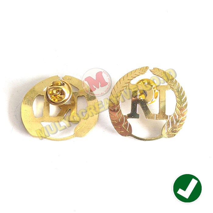 Jual Murah Logam Kuningan – Pin Bross RI – pesan name tag lencana pin ...