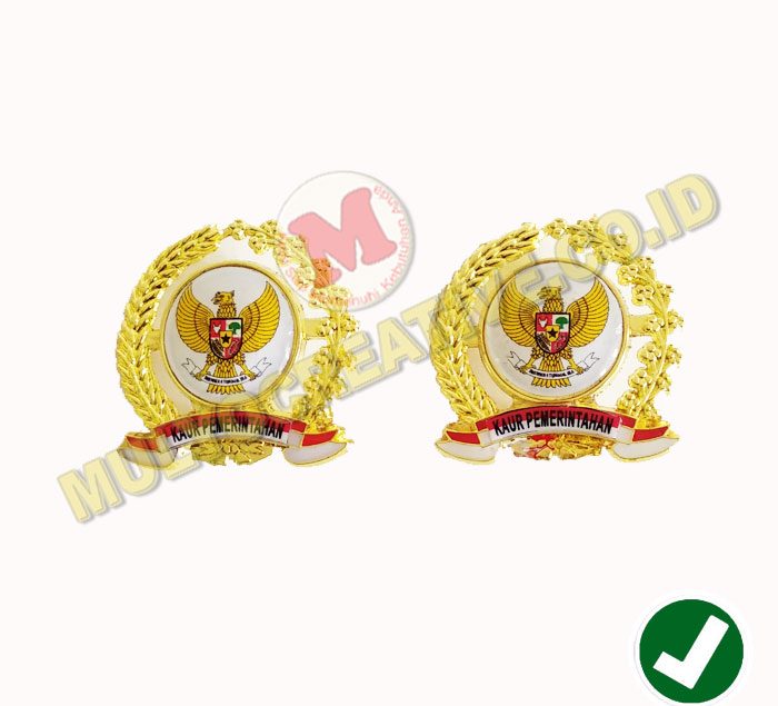 Bros Perangkat Desa Kaur Pemerintahan Pin Atribut Kerja – pesan name ...