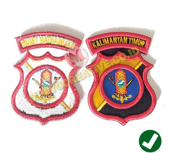 Pesan Badge Patch Logo Polda Kalimantan Selatan – Bordir Timbul Murah ...