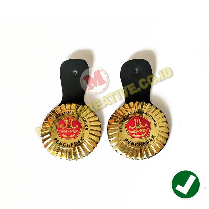 Jual Pin Jengkolan Kalep Bahan Logam Logo Banser Kepala Satuan ...