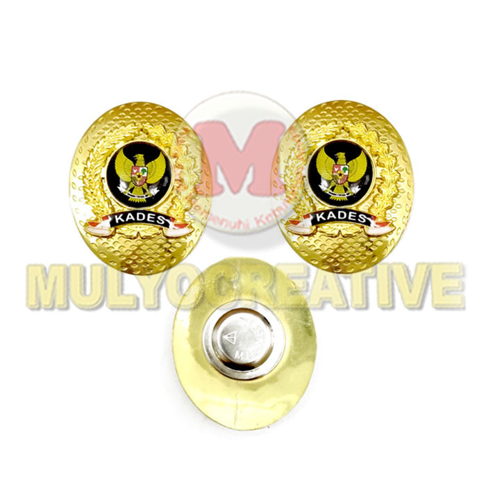 Jualan Pin Magnetik Lencana Pangkat Kades Bahan Logam Kuningan – pesan ...