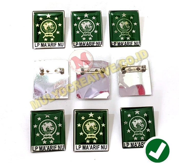 Jual Pin NU Pin Logo LP Ma’arif NU Bros Model Kotak – pesan name tag ...