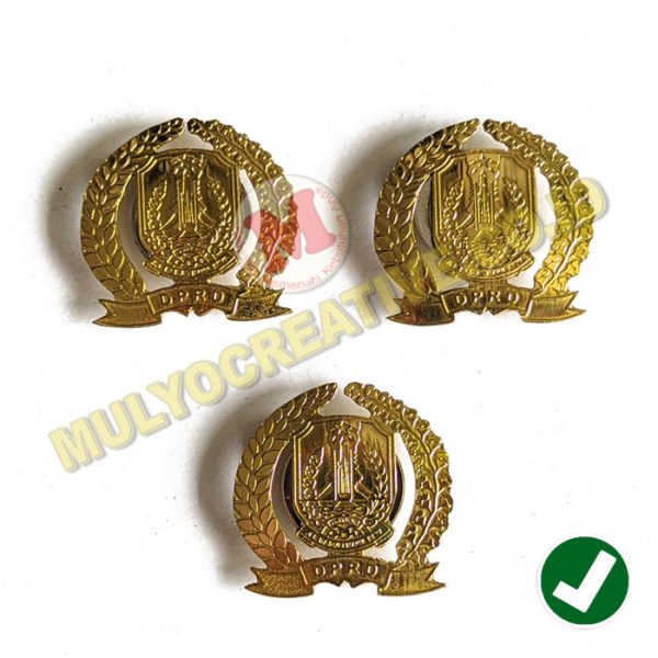 Lencana Pin DPRD Padi Kapas Pengait Magnet – Pin DPRD – pesan name tag ...