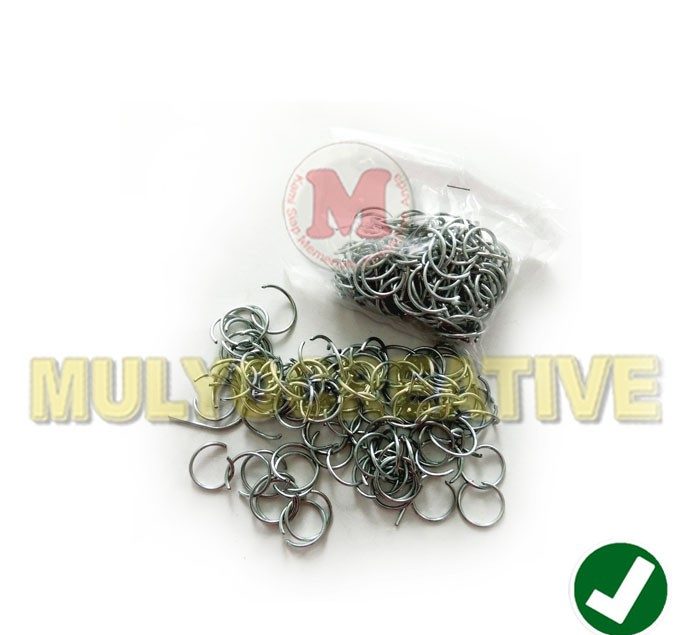 Jual Murah Ring Pengait Bahan Logam Stainless | pesan name tag lencana ...