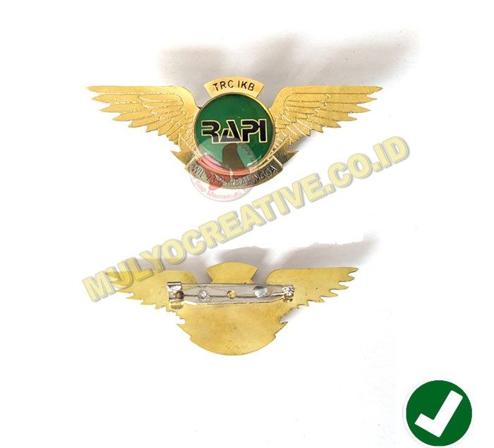 Pesan Pin Wing Murah – Custom Wing Logo RAPI Bahan Logam – pesan name ...