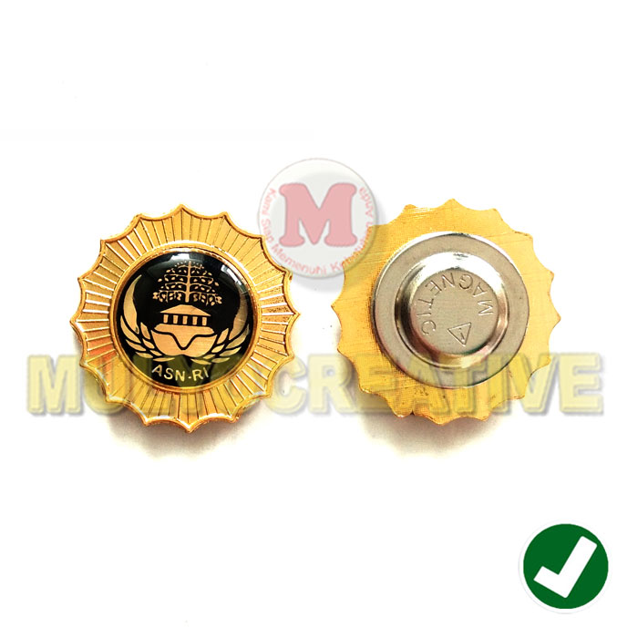 Jual Pin Magnetik Golongan ASN Korpri – pesan name tag lencana pin ...