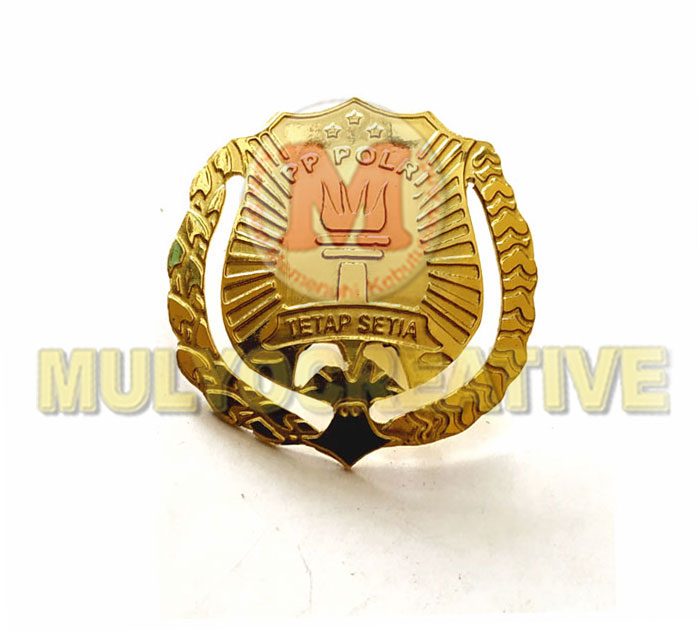 Beli Lencana PP POLRI Bahan Logam Kuningan – Lencana Pin Persatuan ...