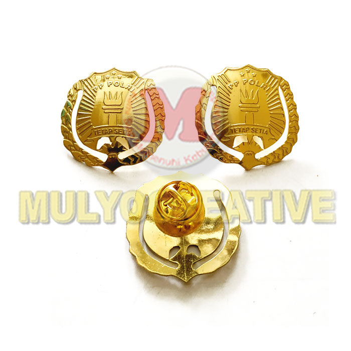 Beli Lencana PP POLRI Bahan Logam Kuningan – Lencana Pin Persatuan ...