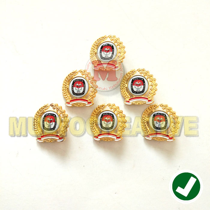 Lencana Pin Panitia Pemilihan Kepala Desa Model Padi dan Kapas – pesan ...