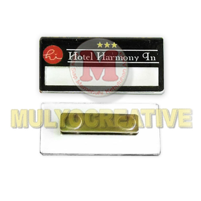 Buat Nametag Reusable Dengan Desain Custom Harga Murah – pesan name tag ...