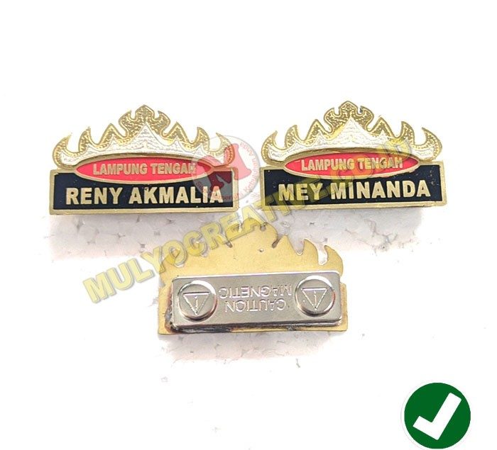 Terbaru 2022 – Papan Nama Dada Siger Lampung – Nametag Siger Lampung ...