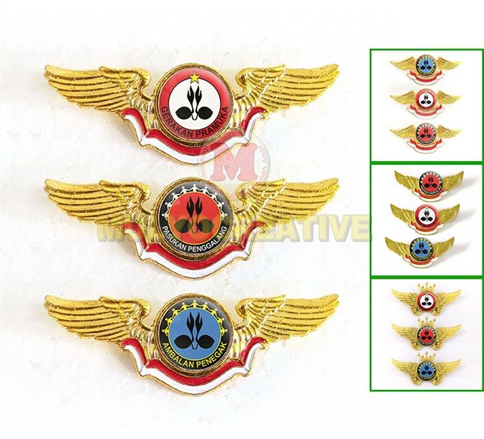 Jual Wing Pramuka Pasukan Penggalang Ambalan Penegak Logam Kuningan ...