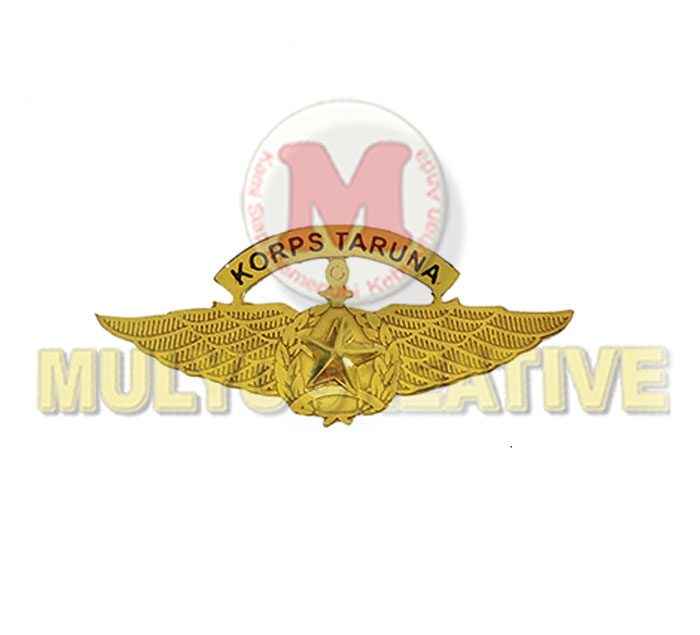 Jual Lencana Wing Korps Taruna Bahan Logam Kuningan – pesan name tag ...
