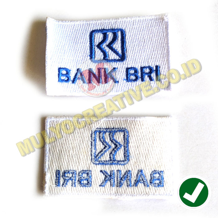 Bordir Bank BRI Bordir Komputer Rapi Bordir Atribut Kerja Bank BRI ...