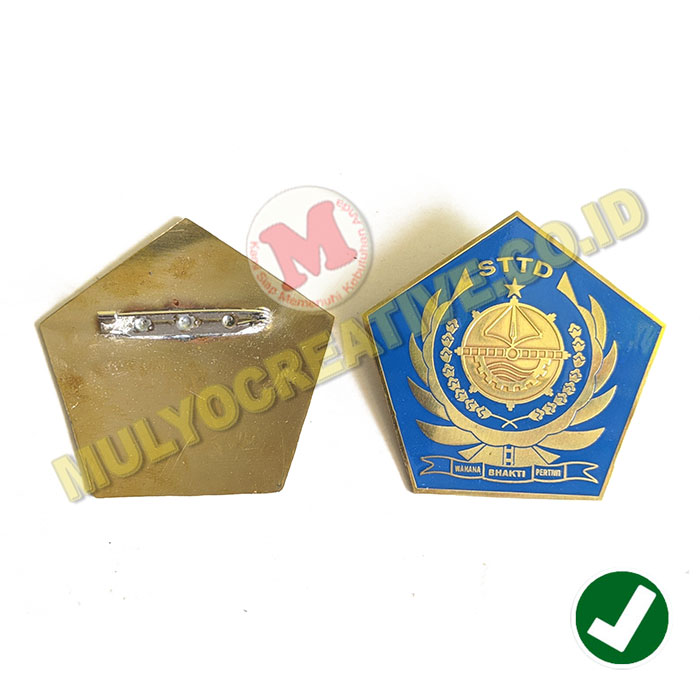 Lencana Logo STTD Brevet Lencana Atribut Sekolah Transportasi Darat ...