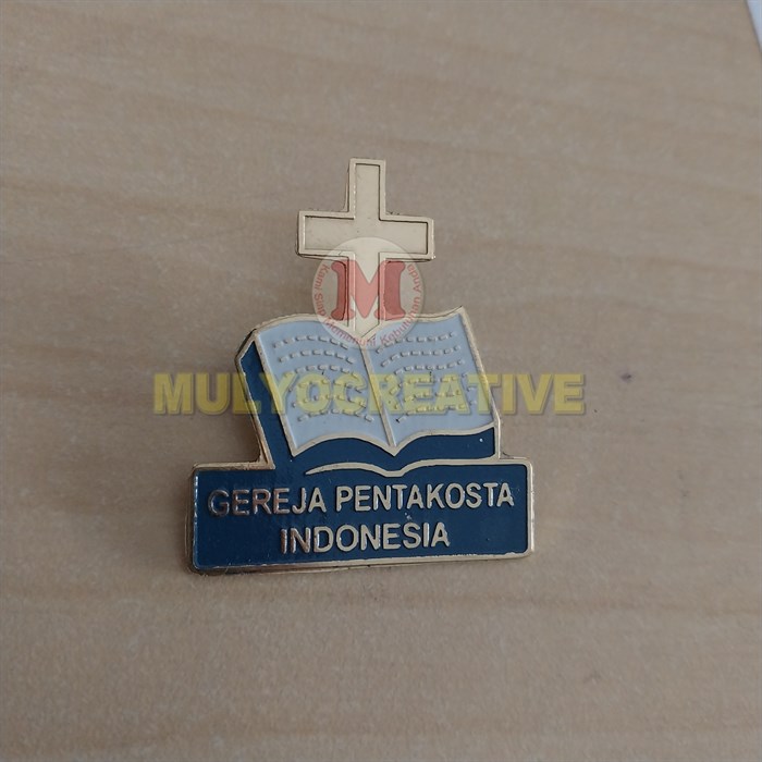 Pesan Pin Logam Kuningan Logo Gereja Pentakosta Indonesia – pesan name ...