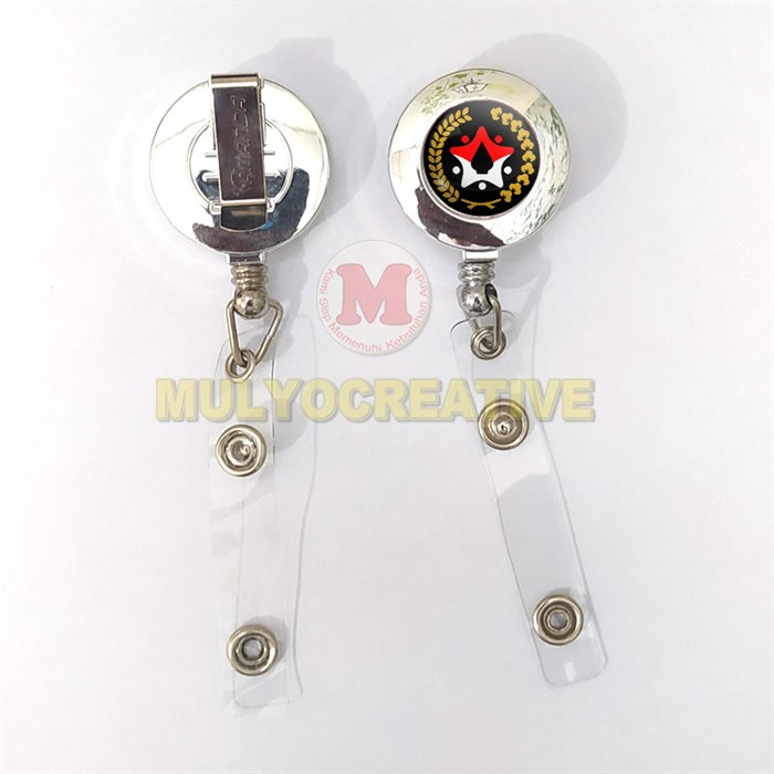 Jual ID Card Yoyo Kemenko PMK Gantungan ID Card Holder Logo Kemenkopmk ...