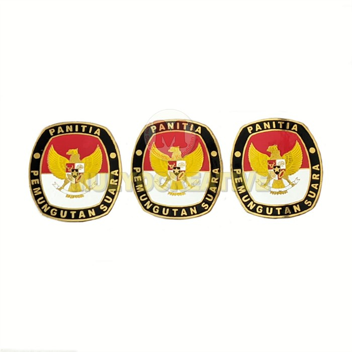 Jual Pin PPS Pin Bros Panitia Pemungutan Suara Pin KPU PPS Logam ...