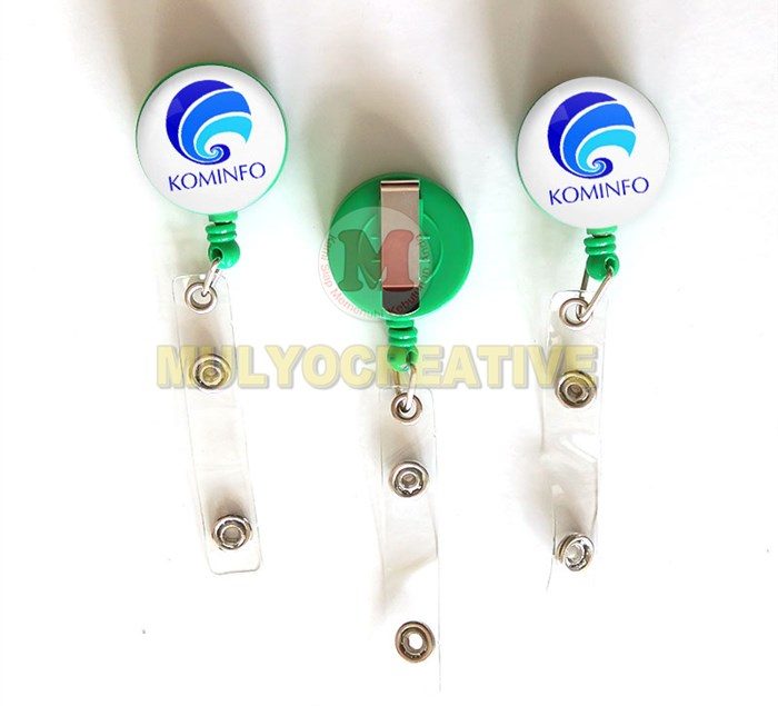 Beli ID Card Yoyo Kominfo Gantungan ID Card Holder Logo Kemkominfo ...