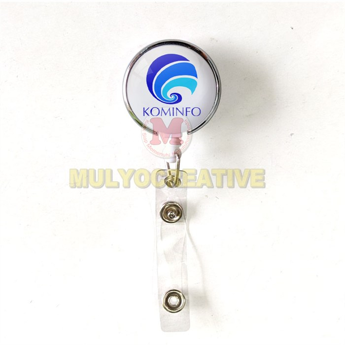 Beli ID Card Yoyo Kominfo Gantungan ID Card Holder Logo Kemkominfo ...