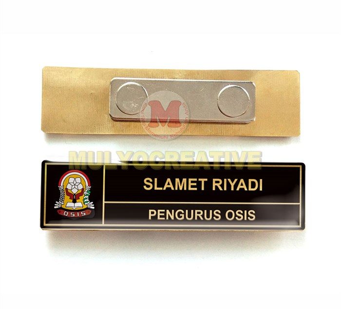 Pesan Papan Nama Dada OSIS Nametag – Name Tag Custom Logo OSIS – pesan ...