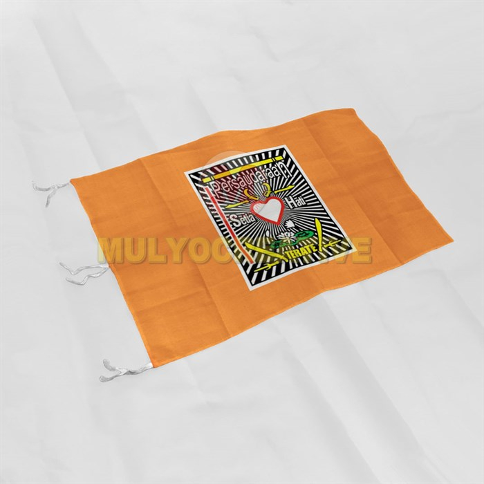 Jual Bendera Halus Logo Persaudaraan Setia Hati Terate Latar Orange ...