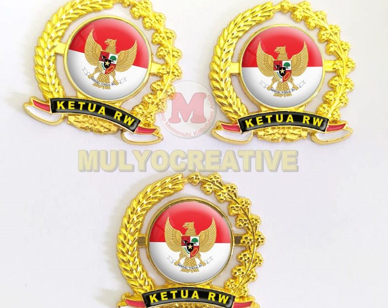 Pesan Pin Bros Ketua Rukun Warga – pesan name tag lencana pin plakat ...