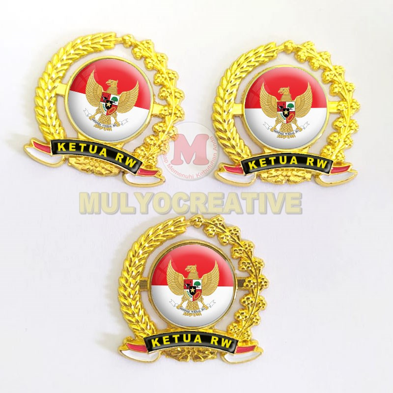 Pesan Pin Bros Ketua Rukun Warga – pesan name tag lencana pin plakat ...