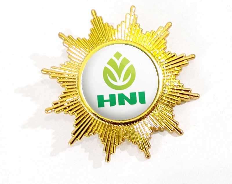 Pesan Pin HNI Logo Baru – pesan name tag lencana pin plakat lycal resin ...