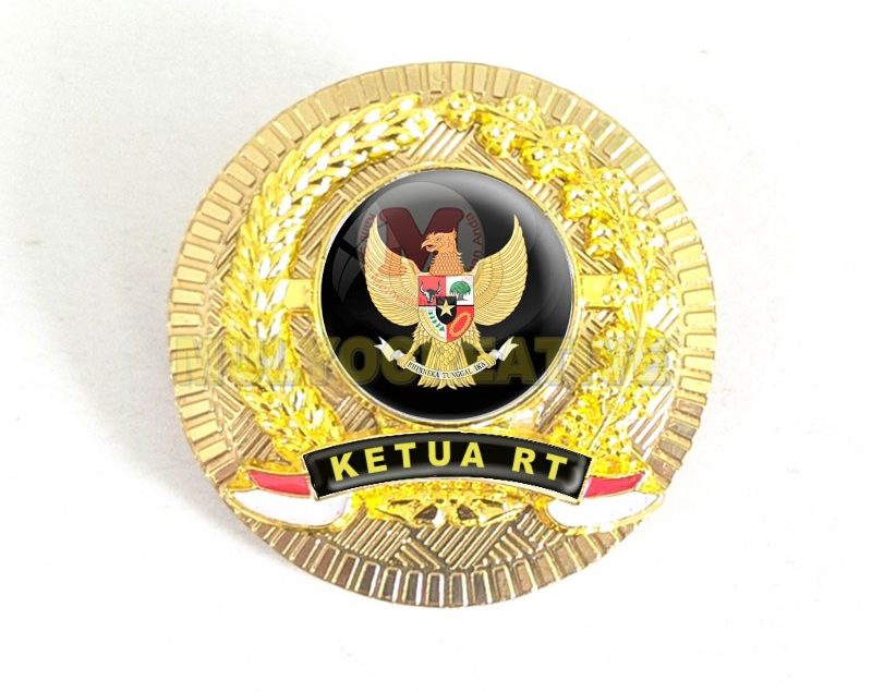 Order Pin Bros Ketua Rukun Tetangga – Ketua RT – pesan name tag lencana ...