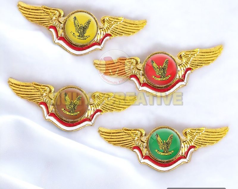 Pesan Wing Garuda Tanda Harian Pramuka Warna – pesan name tag lencana ...