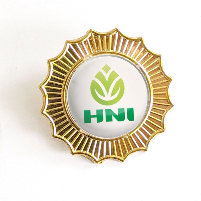 Pesan Pin HNI Logo Baru – pesan name tag lencana pin plakat lycal resin ...