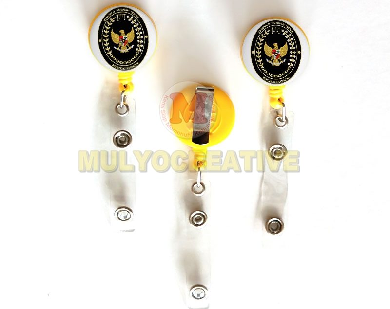 Beli Holder ID Card Kemenko Kumham Imipas – pesan name tag lencana pin ...
