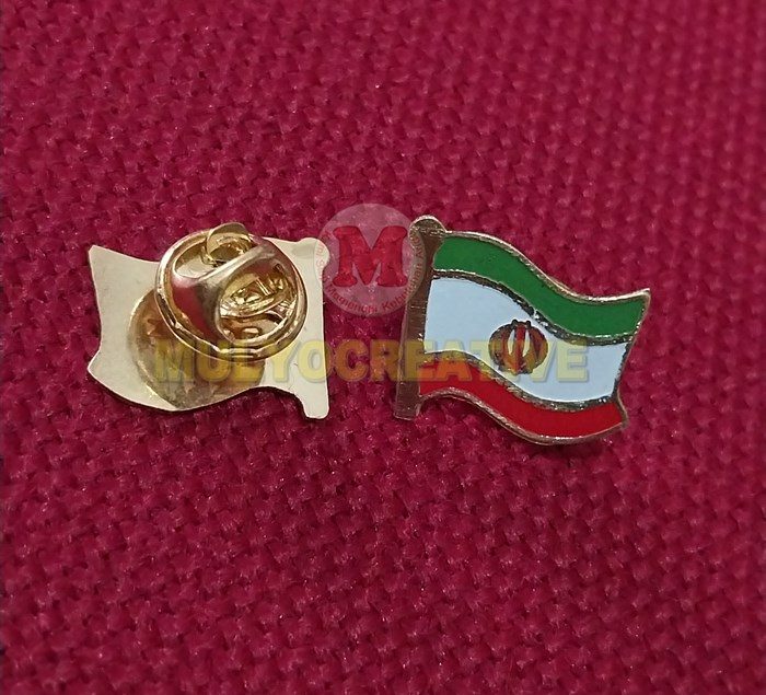 Order Flag Pin Bendera Negara Iran – pesan name tag lencana pin plakat ...