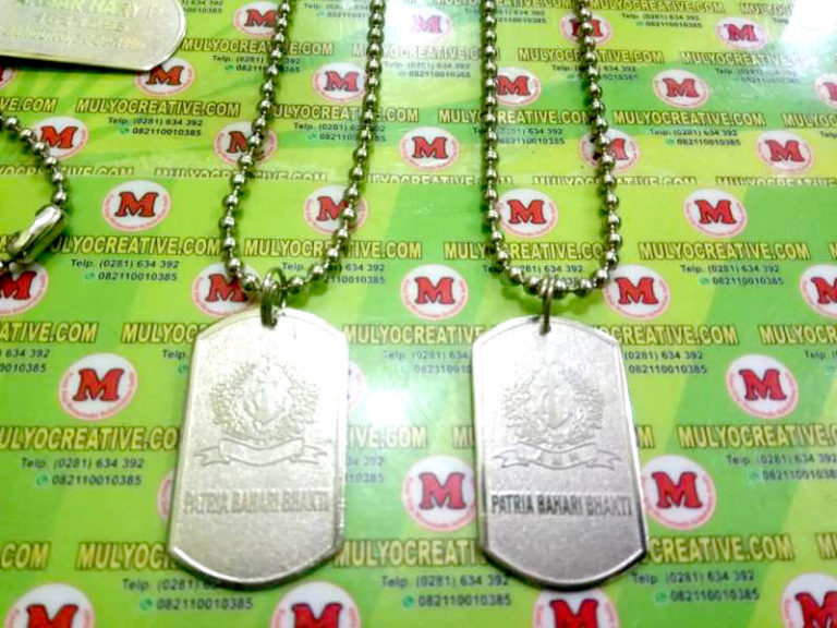 Pesan Kalung Plat Identitas, Kalung Militer, Kalung Tentara – pesan ...