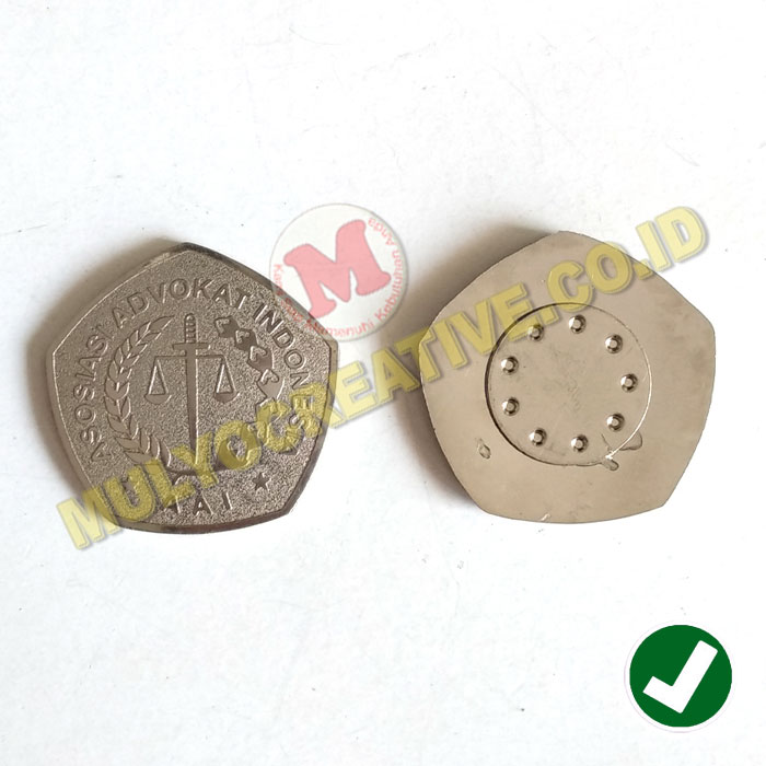 Pin Logo Pin Asosiasi Advokat Indonesia Pin Bross Pengait Magnet ...